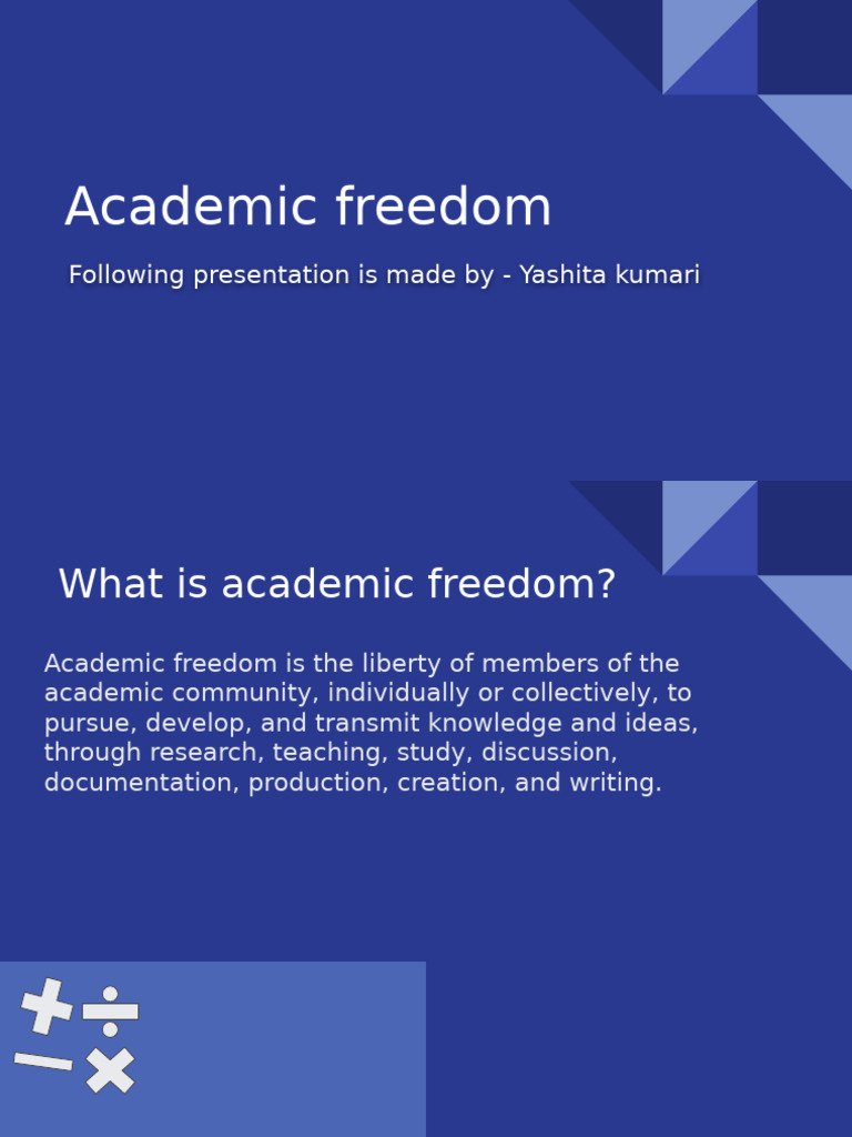 Learn About Academic Freedom (For Students) | PDF