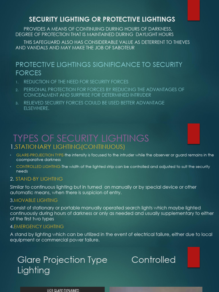 Protective Lighting | PDF