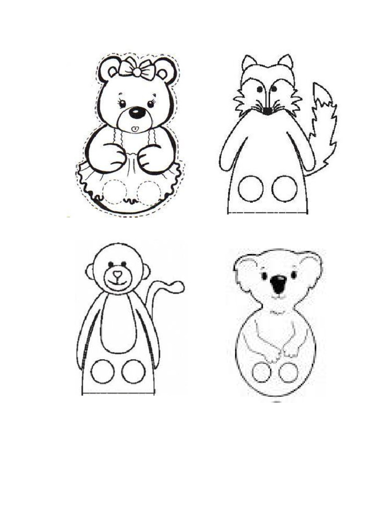 Ficha Títeres Cuento Los Amigos de La Osa | PDF