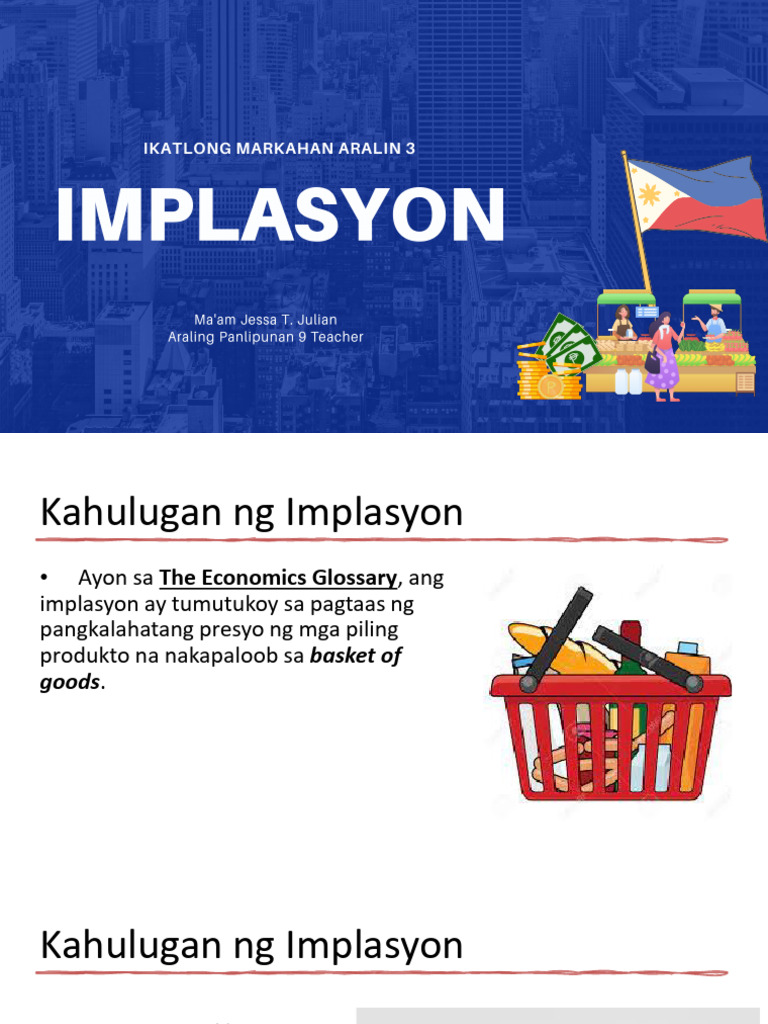 Araling-Panlipunan-Implasyon | PDF