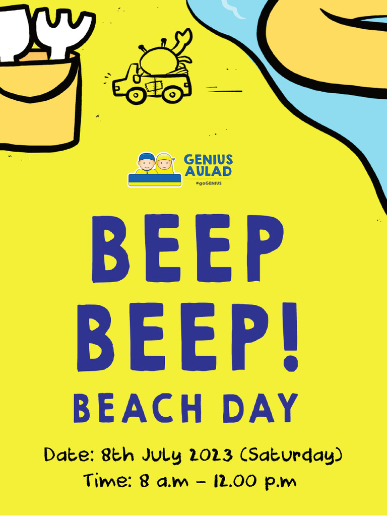 Beep Beep Beach Day 2023 | PDF | Vehicles