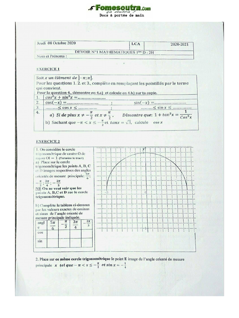 Dev 1D 2020-2021 LCA | PDF