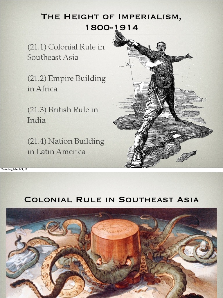 CHAPTER 21 - The Height of Imperialism | PDF | Imperialism | British Raj