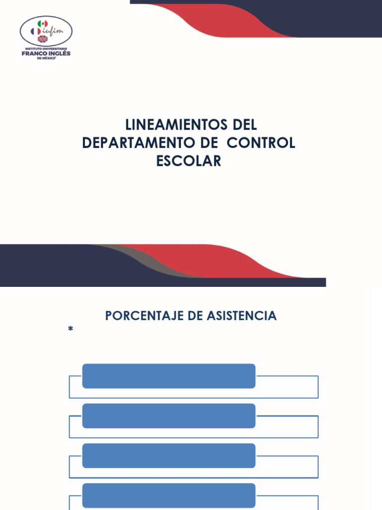 Lineamientos Control Escolar | PDF