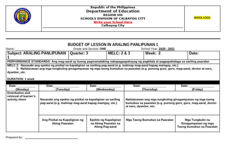 AP1 BOL Q3 wk2 | PDF