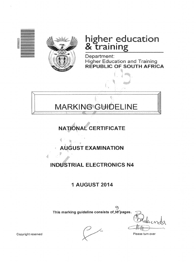 Industrial Electronics N4 | PDF