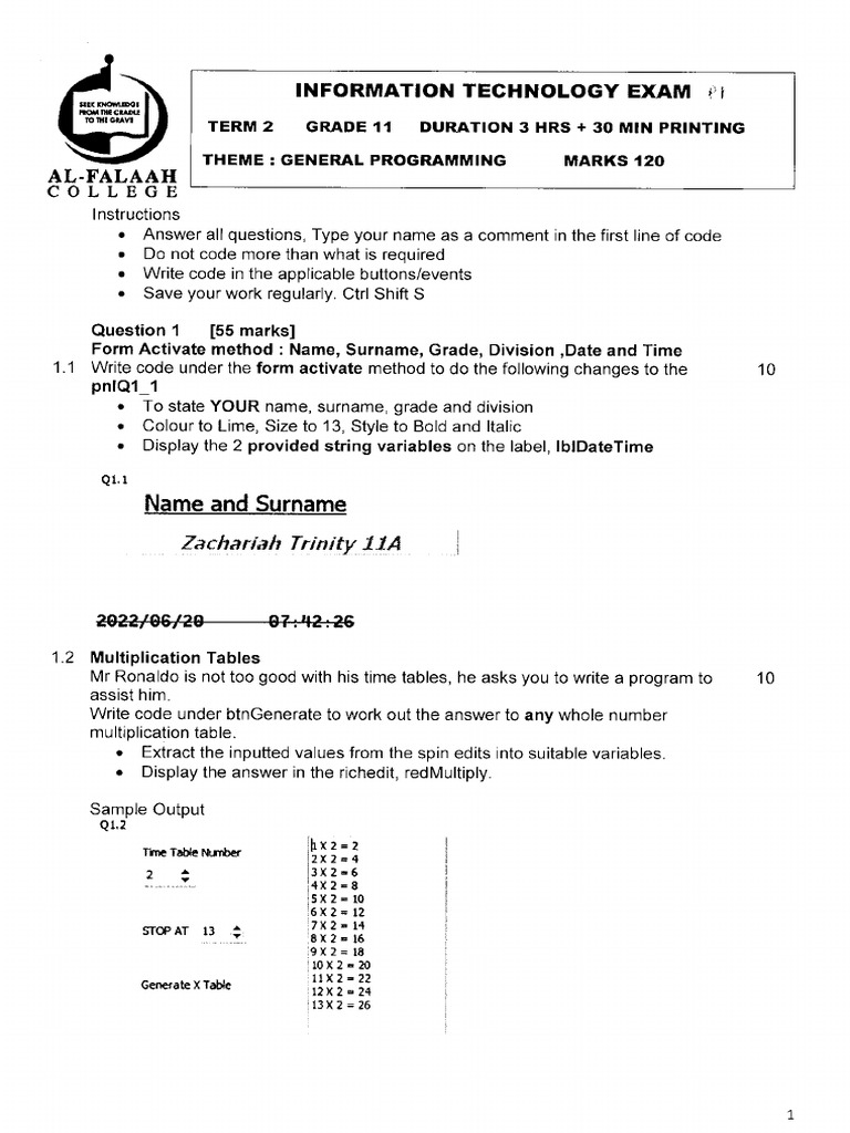 Afc22gr11t2 Intech P1 | PDF