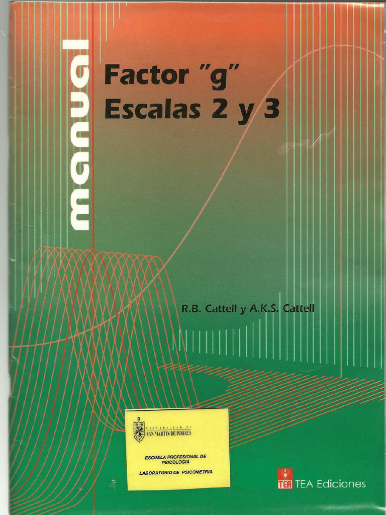 Toaz - Info Manual Factor G Catell PR | PDF