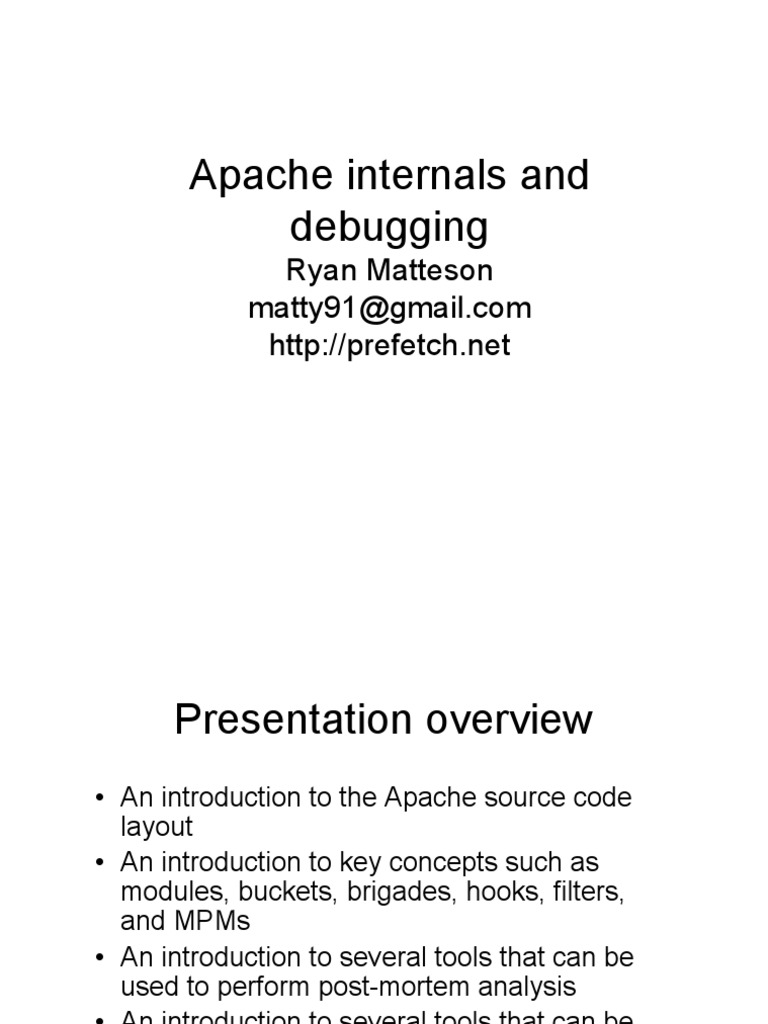 An In-Depth Guide to Debugging the Apache Web Server Through Post ...