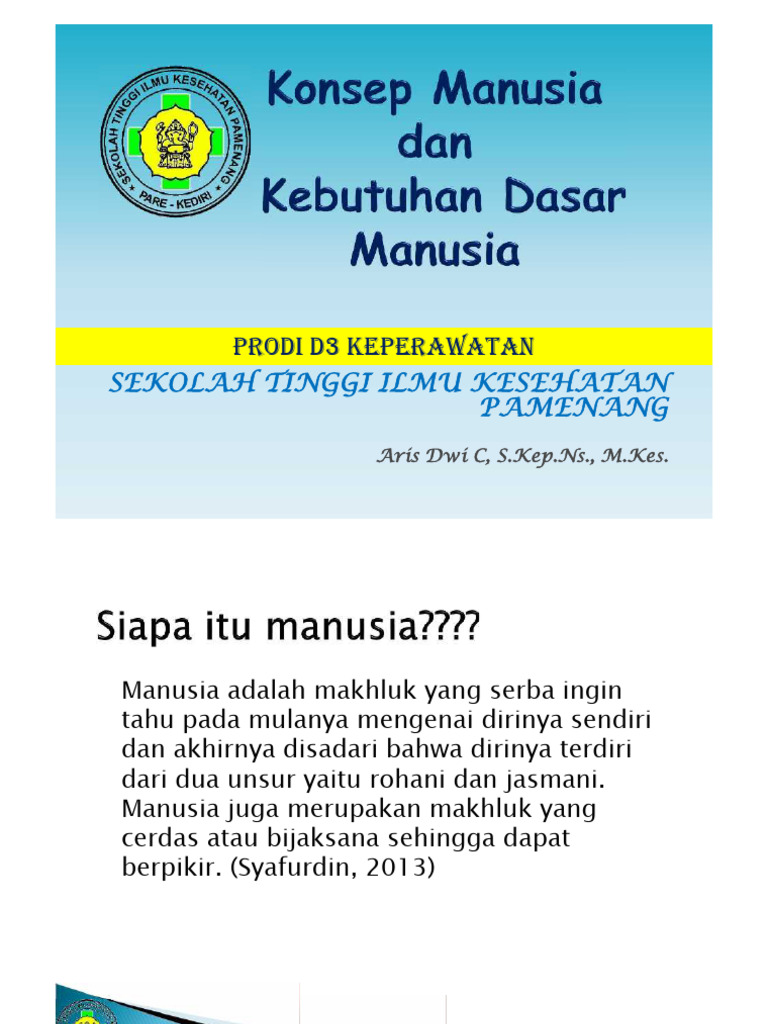 Konsep Manusia & KDM | PDF