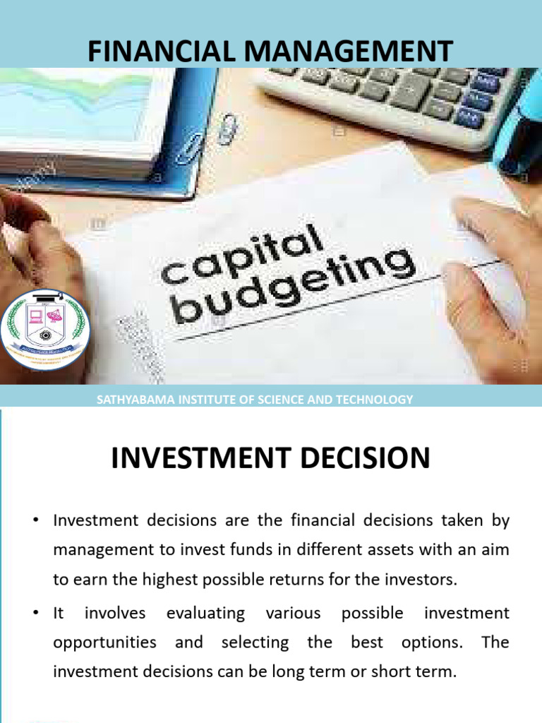 FFM PPT-1 Unit 2 | PDF