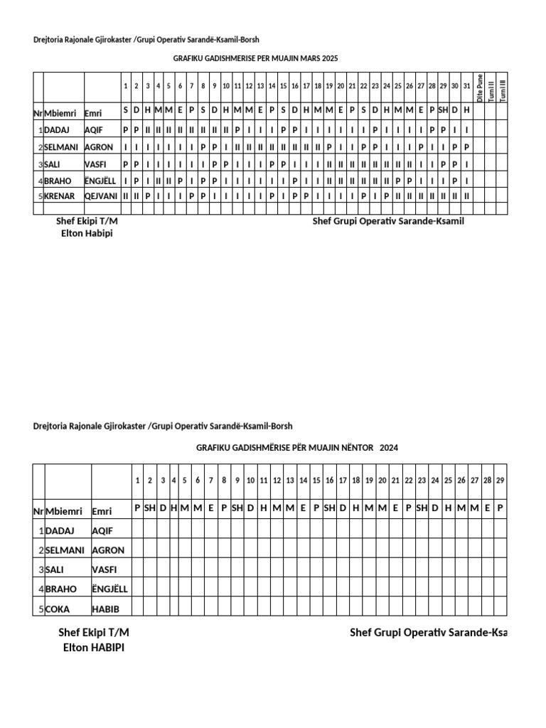 Grafiku Mujor BOSH | PDF