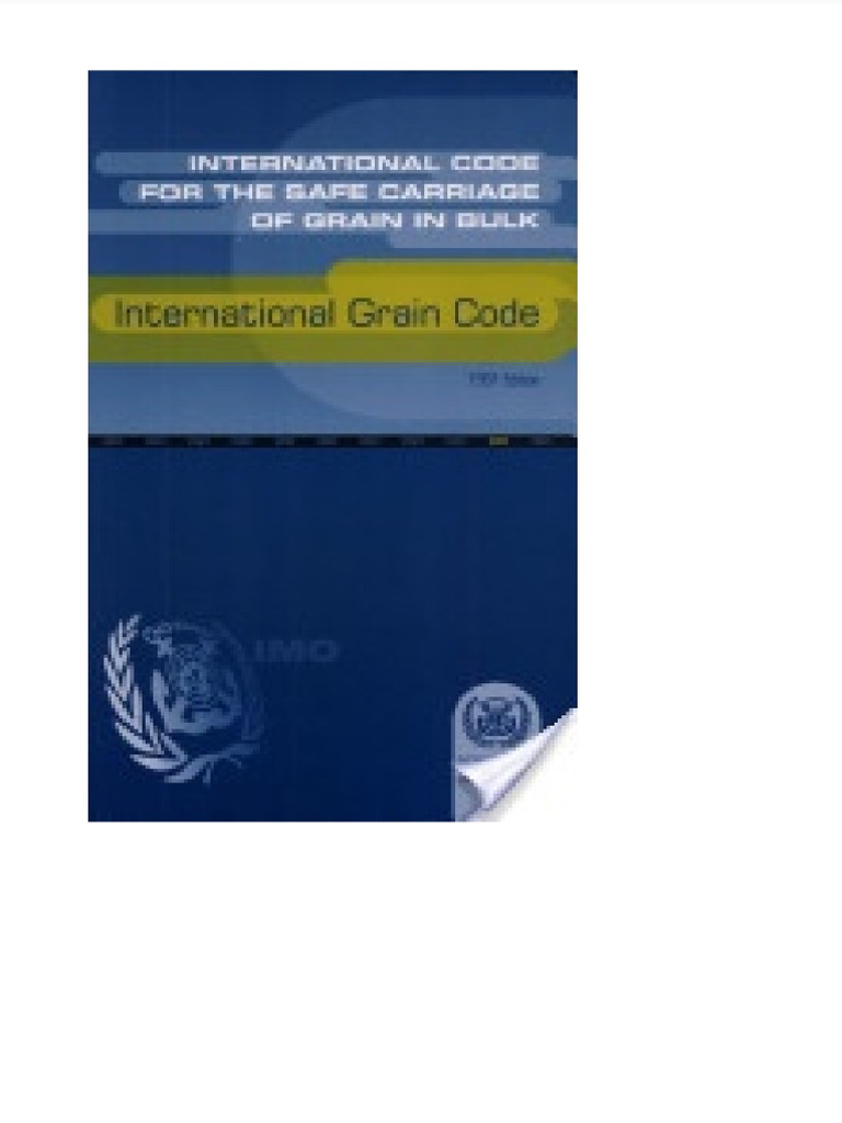 Grain Code 1991 | PDF