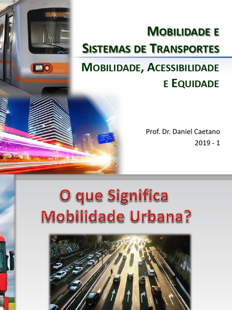 Mobilidade e Acessibilidade - AULA 03 | PDF | Acessibilidade ...