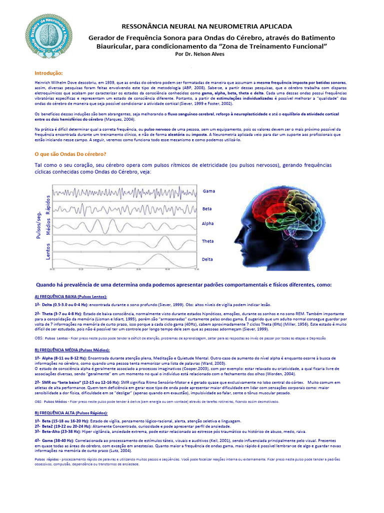 Apostilas Cna Ressonancia Neural Epc Goc | PDF | Meditação | Cérebro