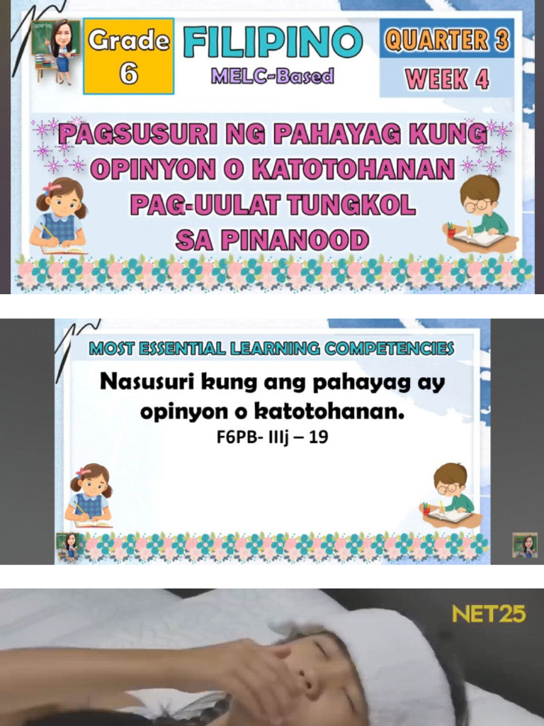 Filipino 6 q3 Week 5 | PDF