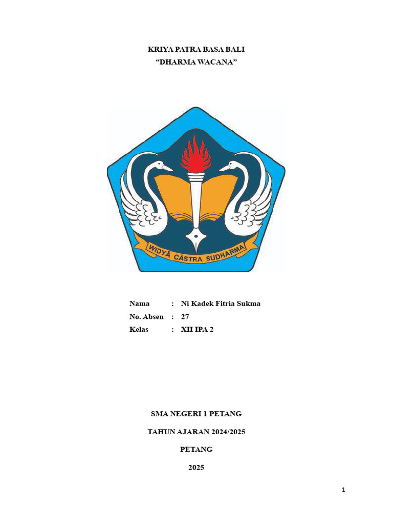 Kriya Patra Basa Bali | PDF