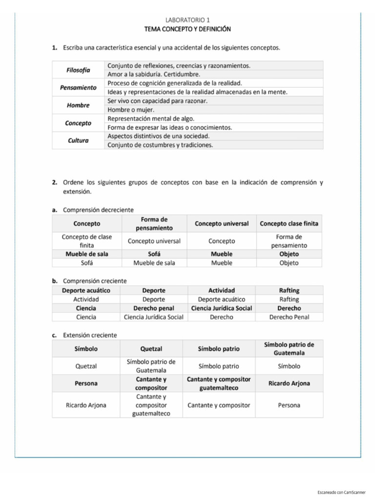 Concepto y Definición. | PDF