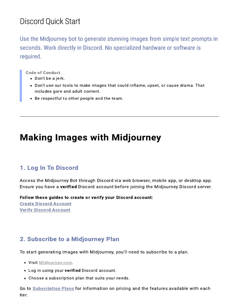 Discord Quick Start | PDF