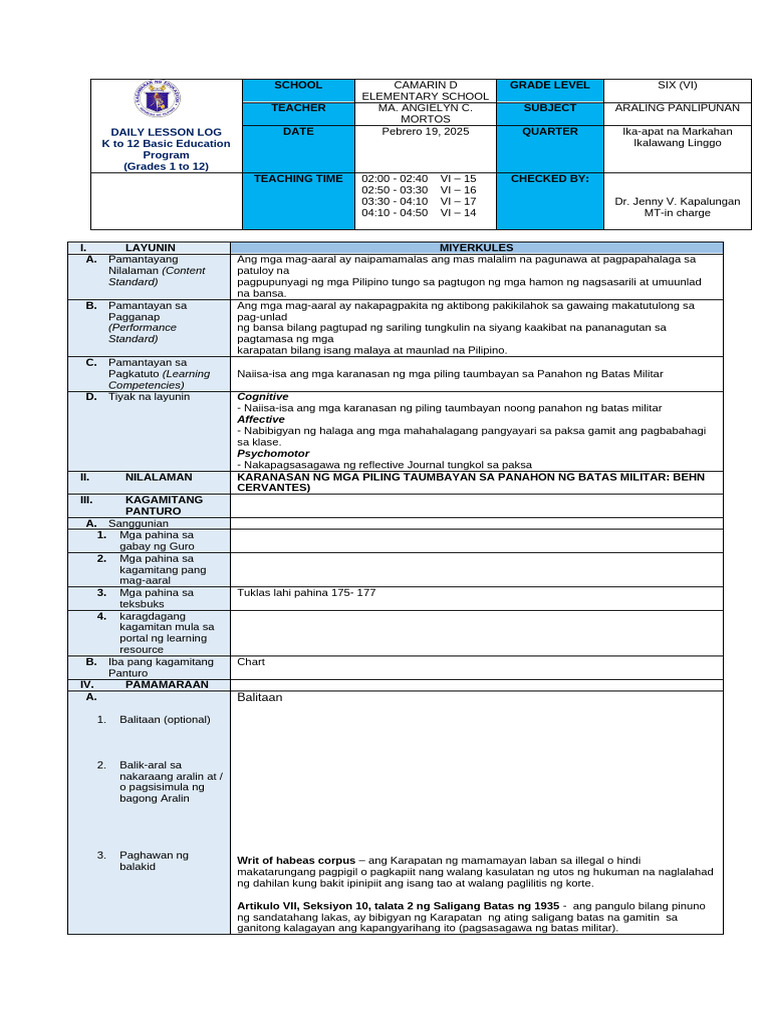 Ap QRT 4 Week 2 Day 3 | PDF