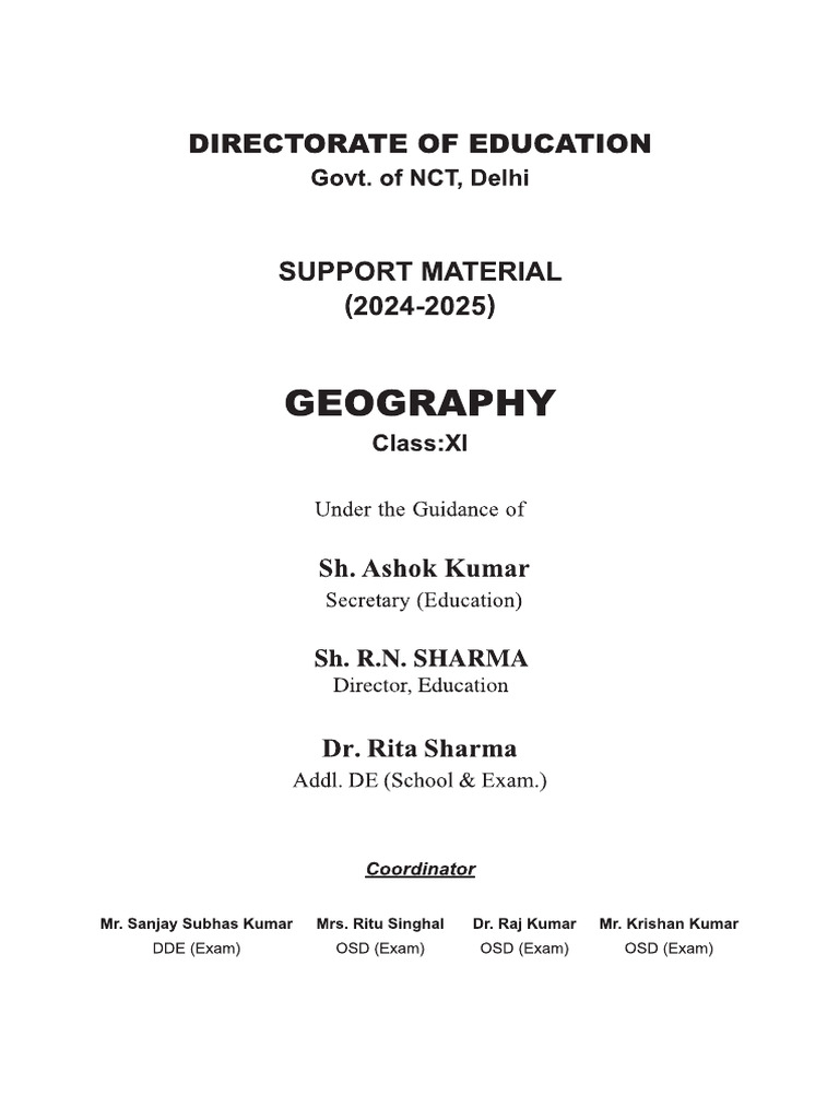 Class11 Geography EM Optimize | PDF