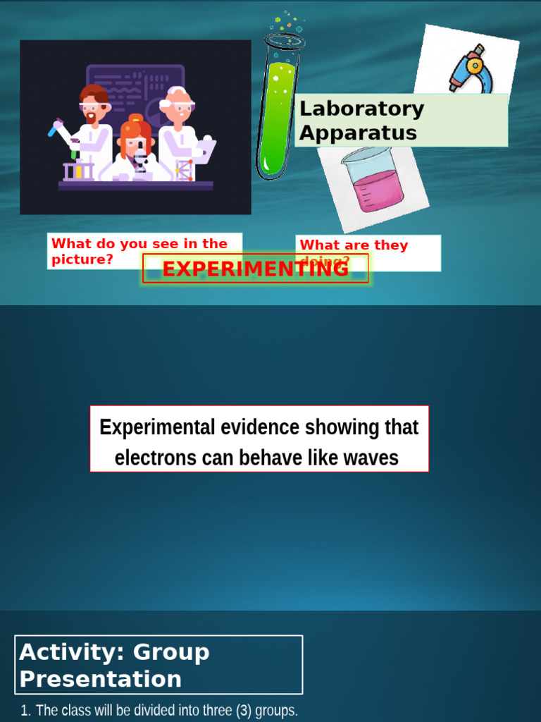 Group Activity on Electron Wave Behavior | PDF