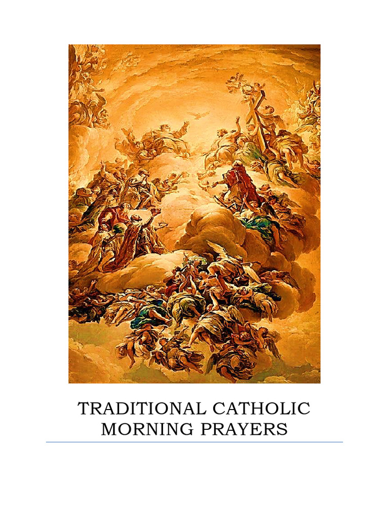 Traditional Catholic Morning Prayers | PDF | Religious Belief And ...