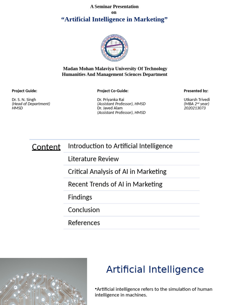 Utkarsh Trivedi Seminar AI | PDF | Artificial Intelligence | Intelligence (AI) & Semantics