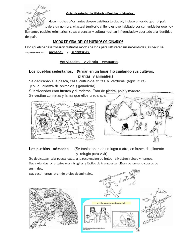 Historia de los Pueblos Originarios en Chile | PDF