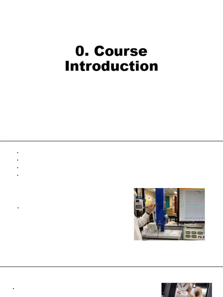 0. Course intro & 1. Basics | PDF | International System Of Units | Metrology