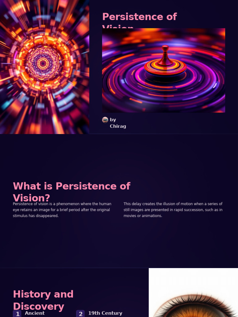 Persistence of Vision | PDF | Frame Rate | Image
