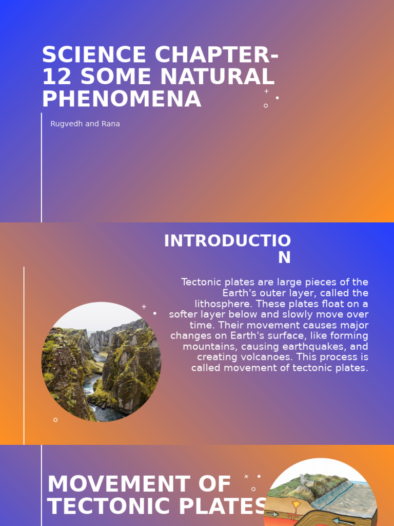 Science Project Natural Phenomena [Autosaved] | PDF | Plate Tectonics ...
