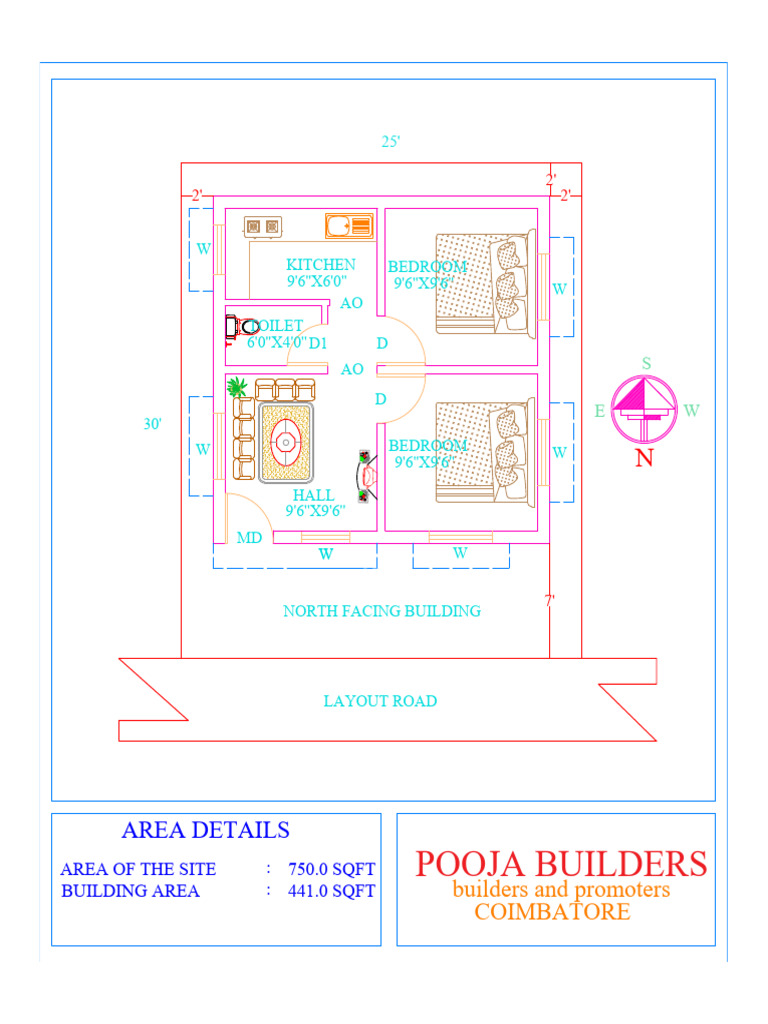 Pooja builders 2N pappampati-Model (1) | PDF