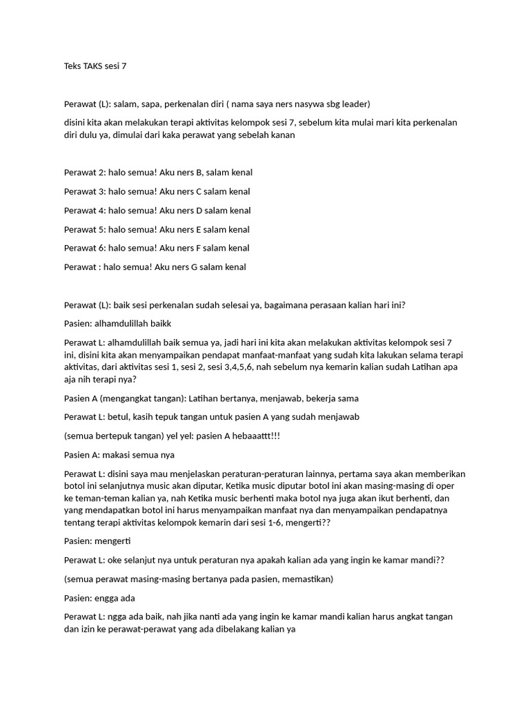 Teks TAKS Sesi 7 | PDF