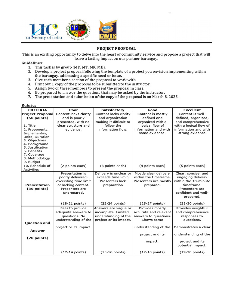 NSTP-102-Project-Proposal-with-Presentation | PDF