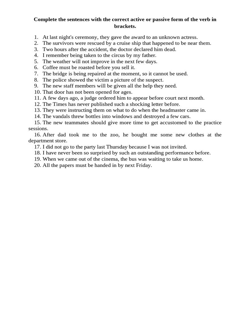 Passive Test | PDF