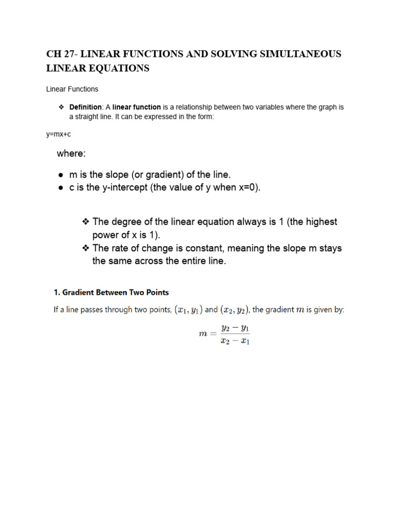 G8 NOTES(CH 27) | PDF