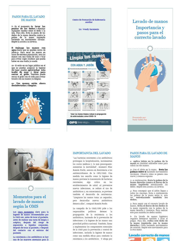LAVADO DE MANOS | PDF | Lavado de manos | Higiene