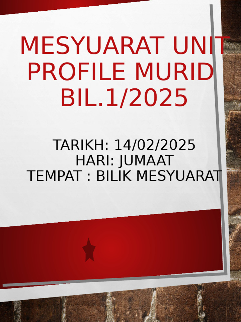Unit Profile Murid - 2024 | PDF