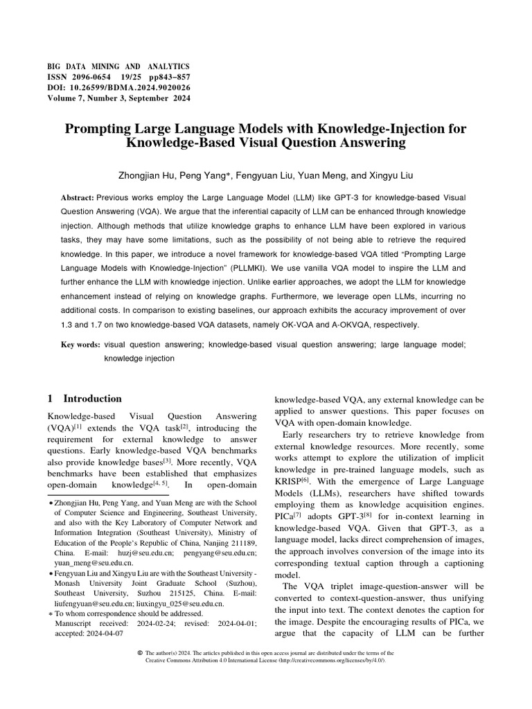Prompting Large Language Models With Knowledge-Injection For Knowledge-Based Visual Question ...