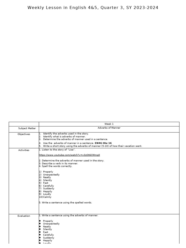 3Q LP English 4 5 | PDF