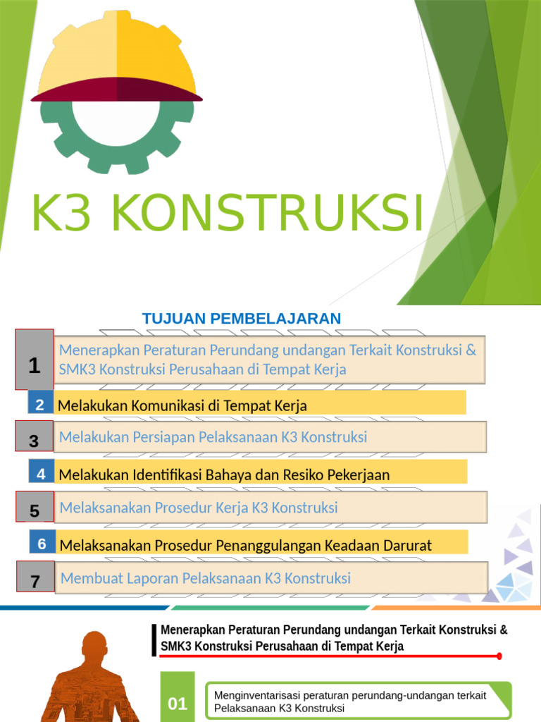 Presentasi K3 Konstruksi Irwan | PDF