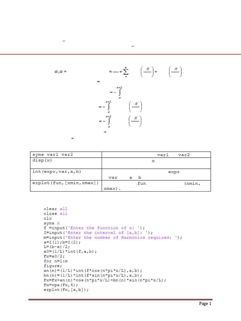 1 Fourier Series Of Periodic Functions 21 12 2024 Pdf Fourier