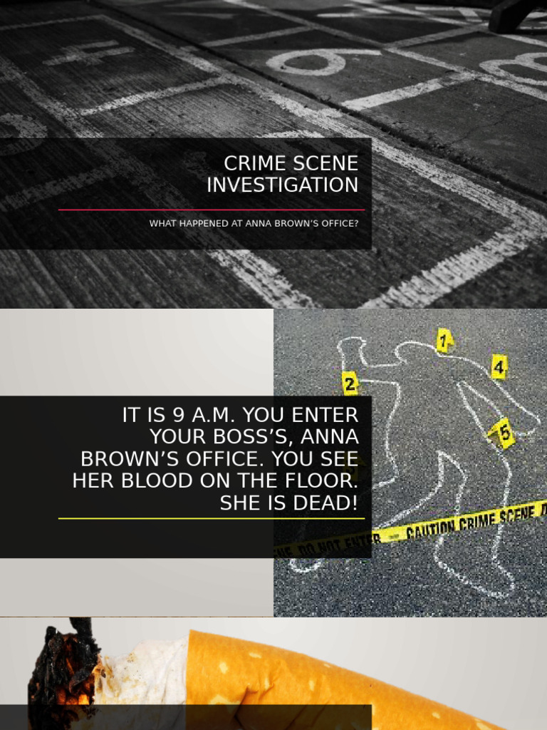Crime Scene Investigation | PDF