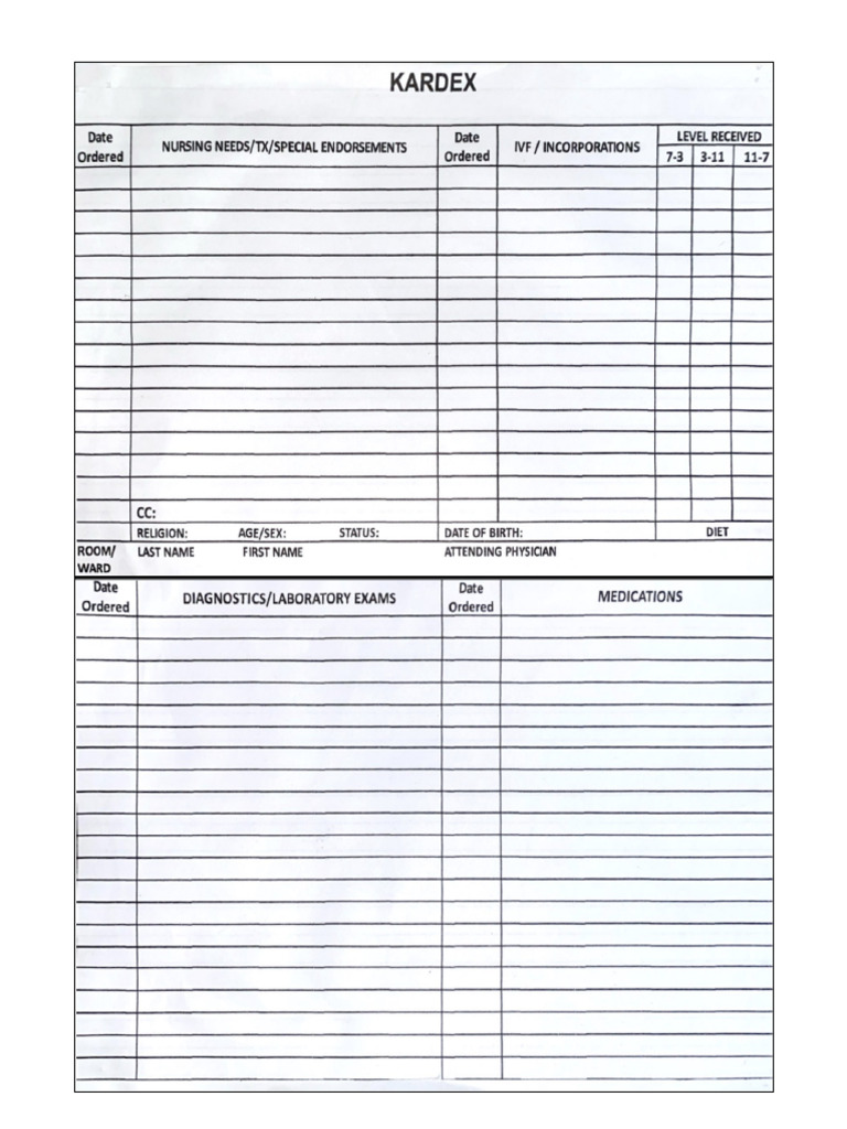 Kardex-No Logo (Short) | PDF