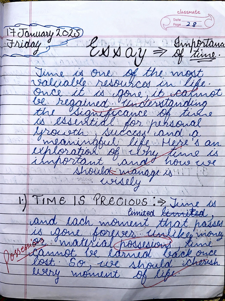 Essay Writing Topics Class -6TH English Language | PDF