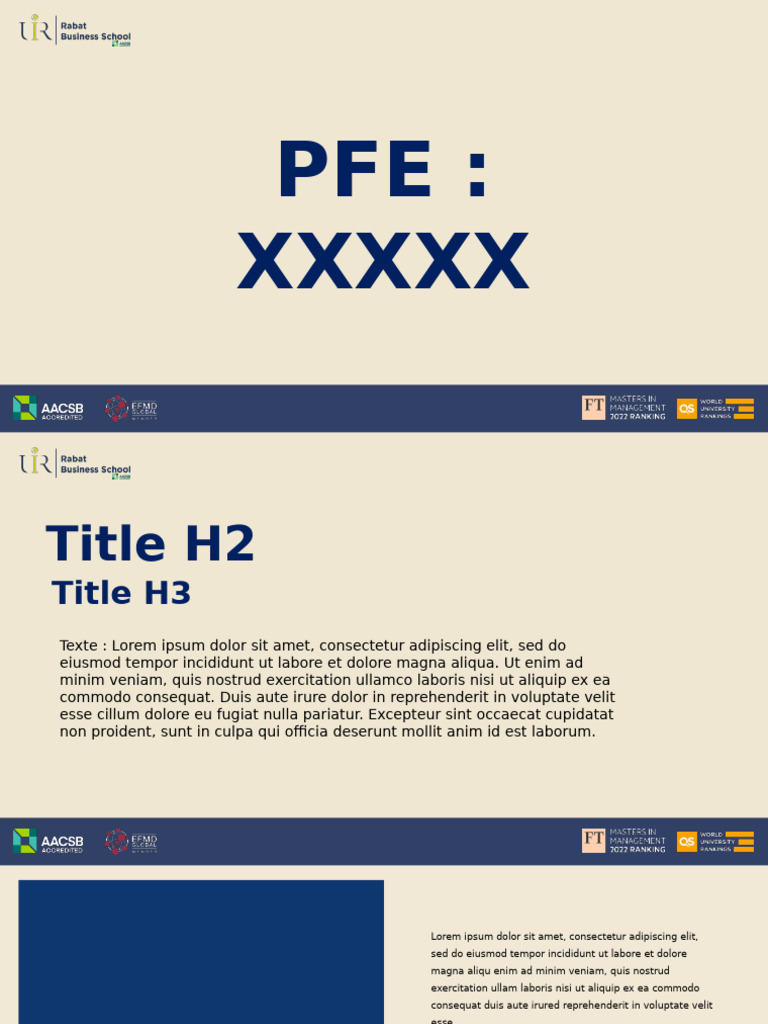 RBS Template PFE 2024-2025 | PDF