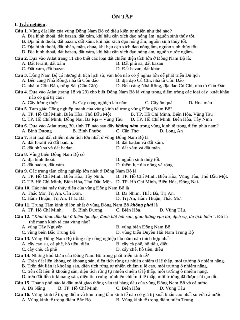 On Tap KT GIUA HKII K9 (22 - 23) | PDF