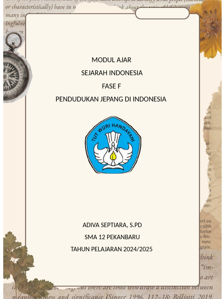 UTS - Adiva Septiara - Modul Menggunakan Pendekatam SEL (PSE) | PDF