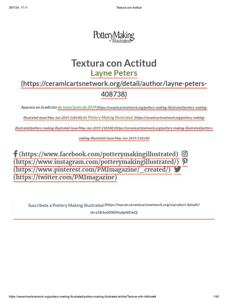 Textura Con Actitud | PDF | Cerámica
